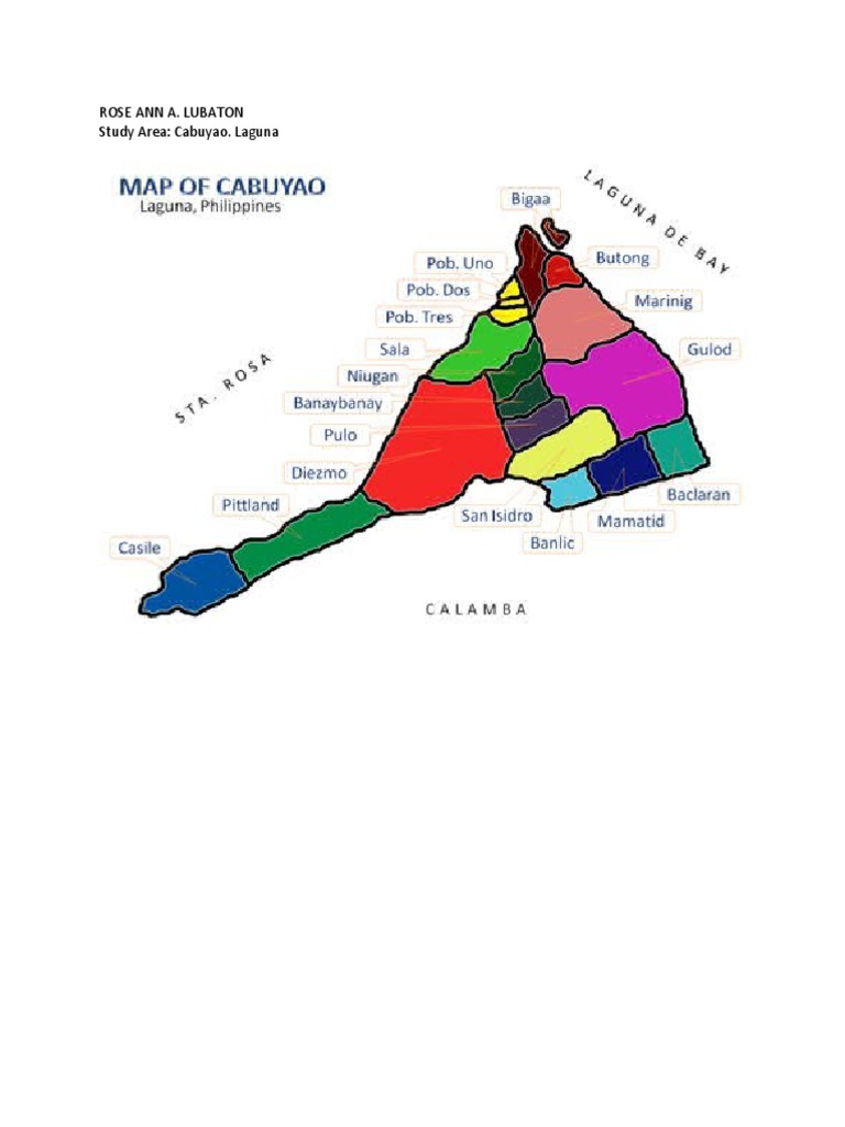 Cabuyao Map | PDF