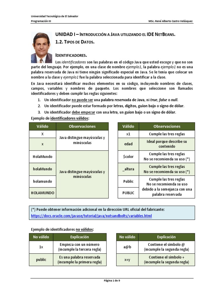 1 2 Tipos De Datos Descargar Gratis Pdf Java Lenguaje De Programación Tipo De Datos