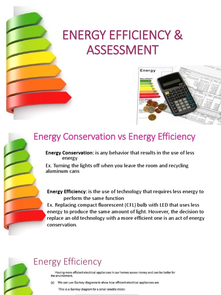 7B Energy Efficiency & Assessment | PDF | Efficient Energy Use ...