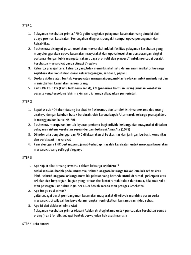 Skenario 3 PHC | PDF