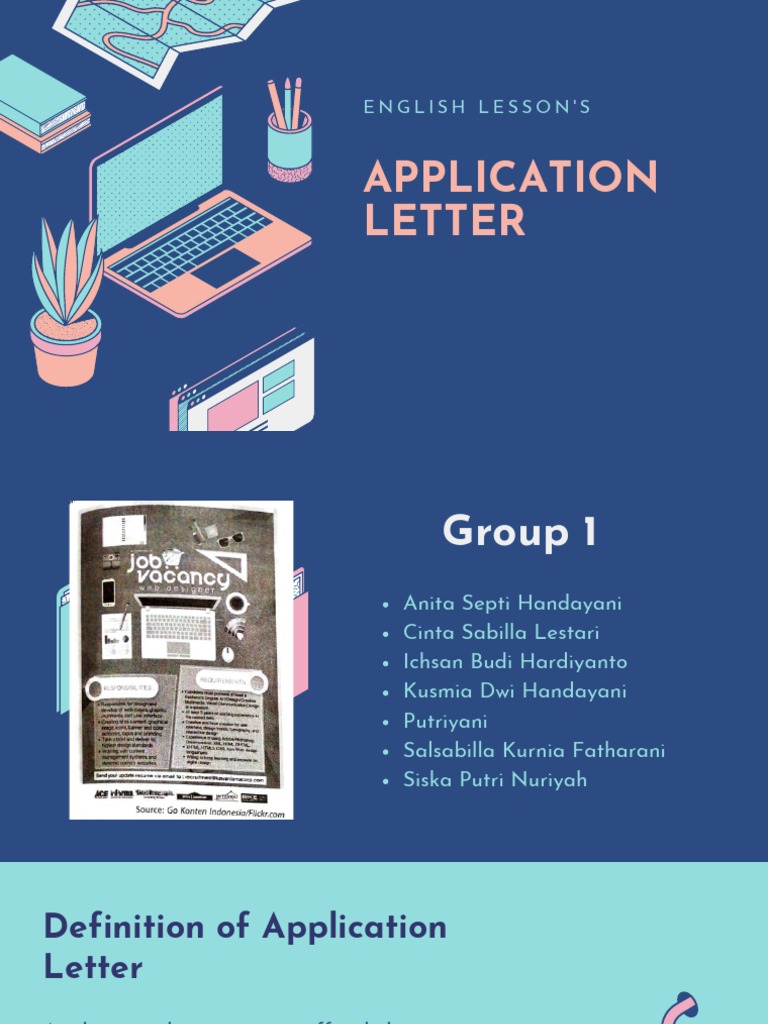 Application Letter - g1 - Xii TBG 1 | PDF | Résumé | Books