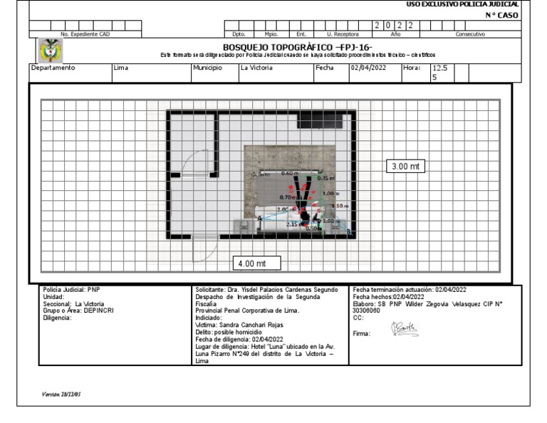 FPJ-16 Bosquejo Topografico para Tarea Grupal Hotel | PDF