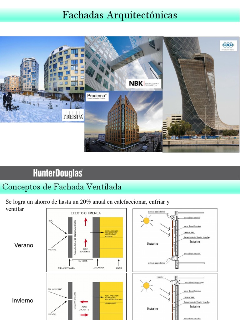 Presentación Fachadas Ventiladas | PDF | Madera | Construyendo tecnología