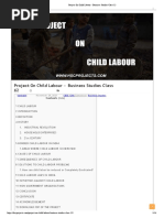 CHILD LABOR English Project | PDF | Child Labour | International Labour ...