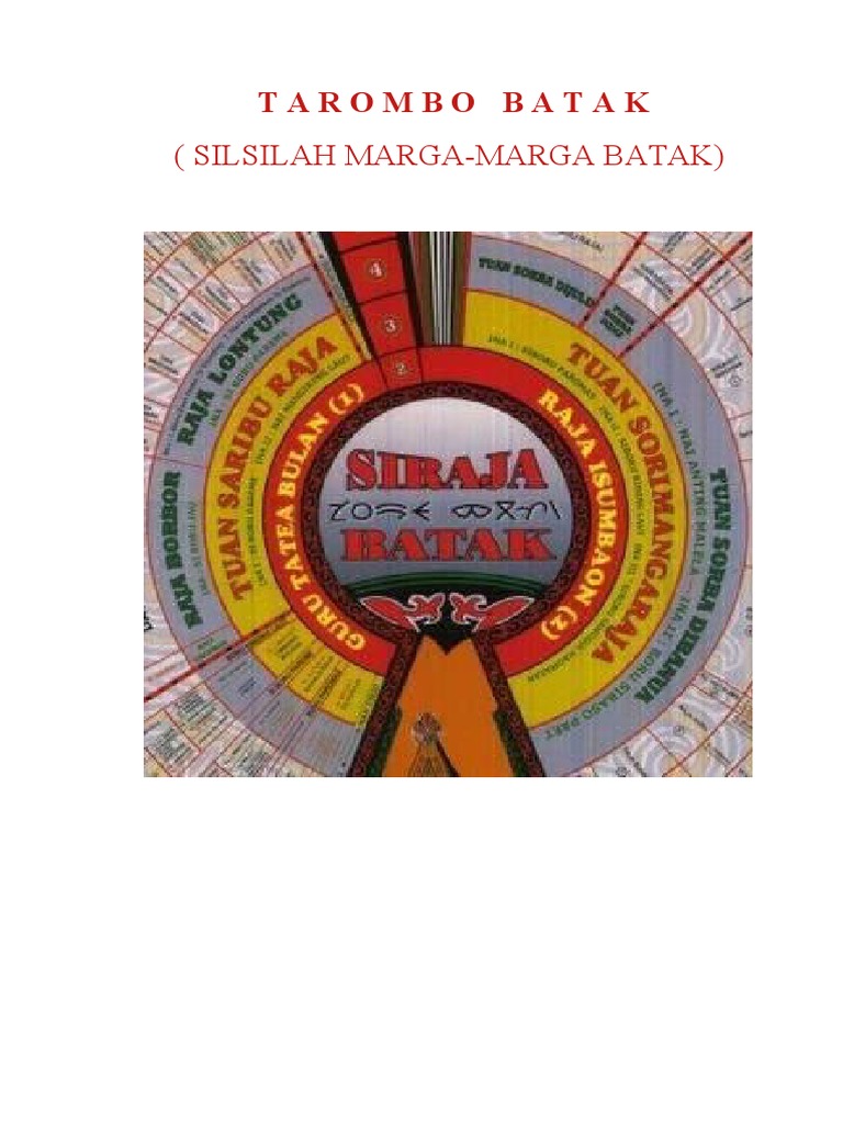 Silsilah Marga-Marga Batak | PDF