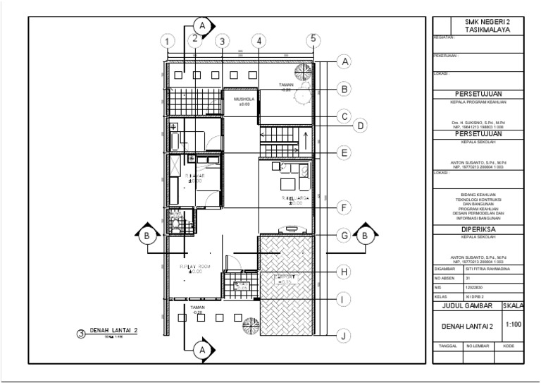 Denah Tipe 65 3D Finish-Denah L2-1 | PDF