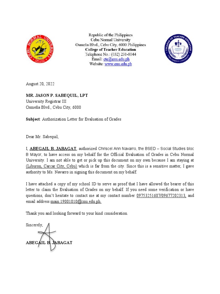 Authorization for Release of Academic Records | PDF
