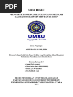 Contoh Mini Riset | PDF