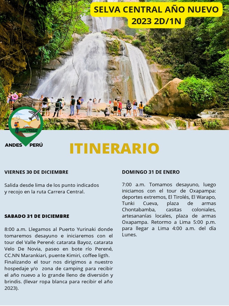 Selva Central 2d1n | PDF
