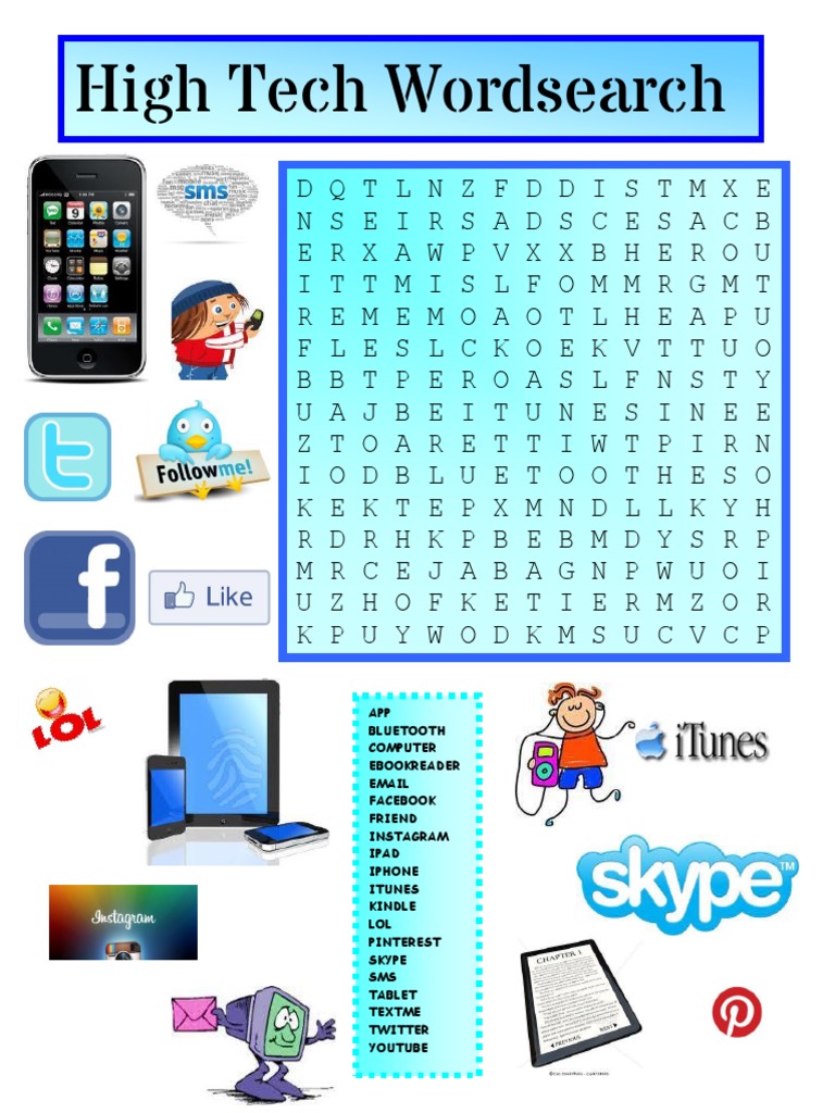 High Tech Wordsearch | PDF