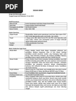 Contoh Desain Brief | PDF | Bisnis