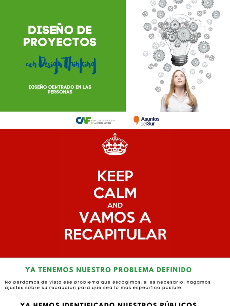 S3 Diseño de Proyectos Con Design Thinking (Pensamiento de Diseño) | PDF | El pensamiento de ...