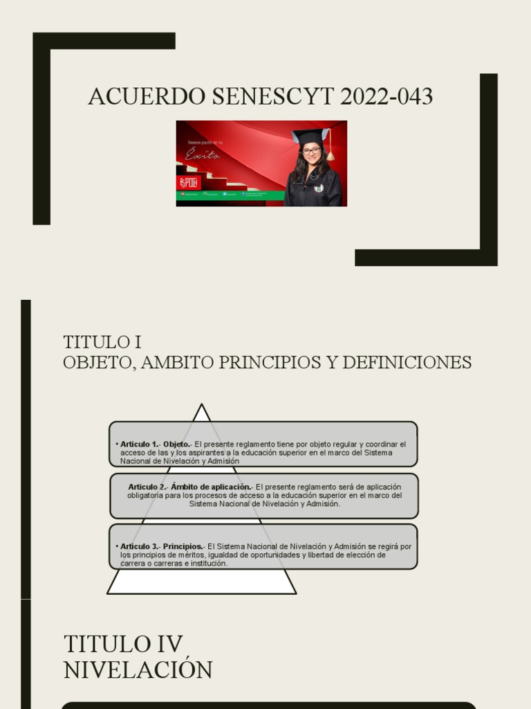 Acuerdo Senescyt - 2019-137 | PDF | Educación más alta