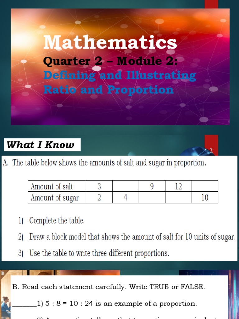Math Q2 W2 | PDF | Ratio | Quantity