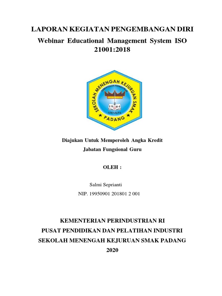 Laporan Webinar Educational Management System 2020 | PDF