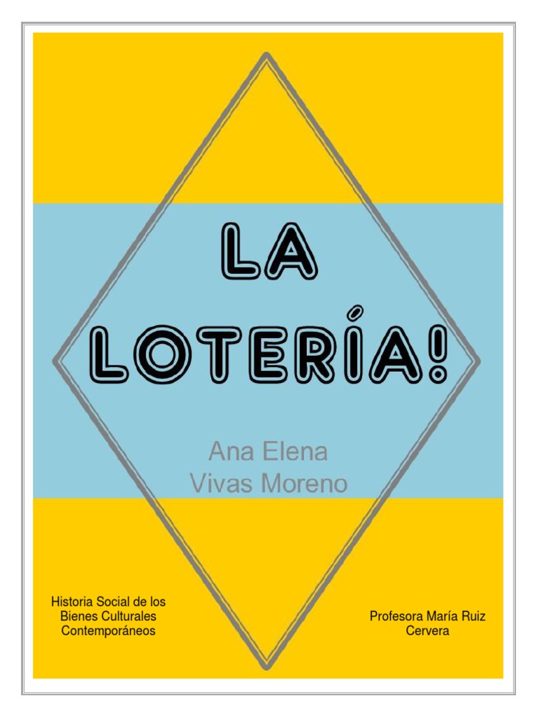 Historia social y cultural de la lotería mexicana | PDF