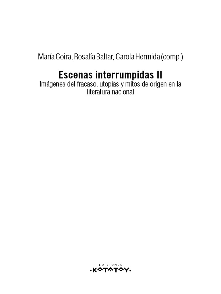 Escenas Interrumpidas II | PDF