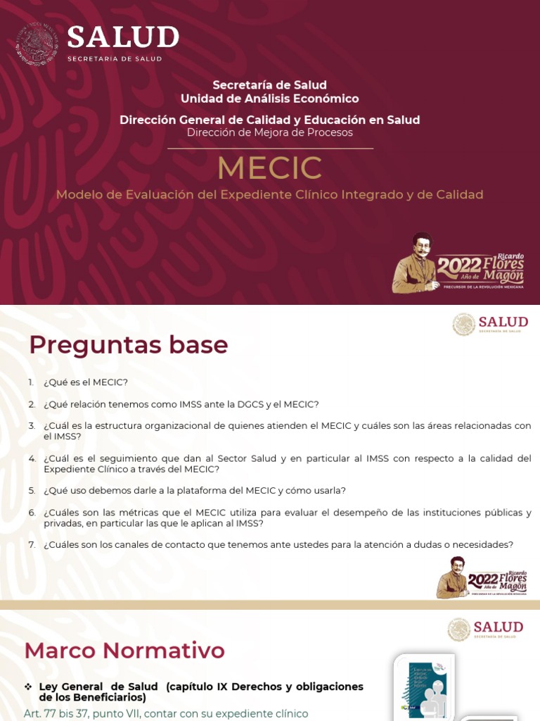 MECIC Importancia Vfinal | PDF | Cuidado de la salud | Trabajo Social