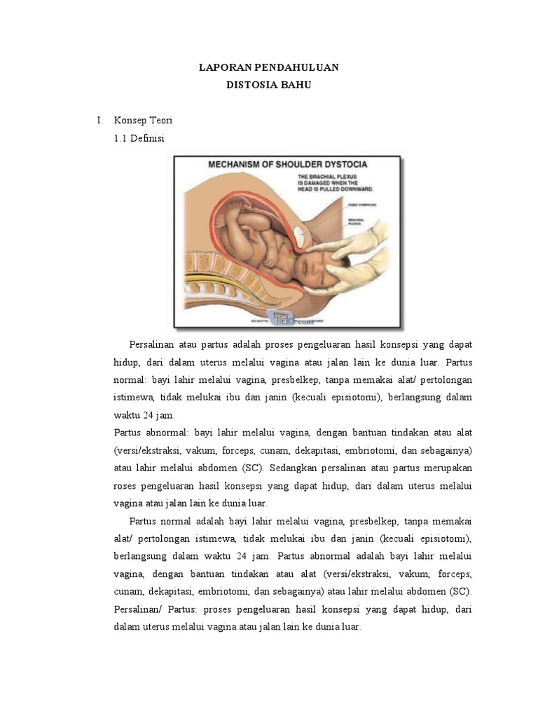Distosia Bahu: Definisi dan Etiologi | PDF | Pengembangan Diri ...