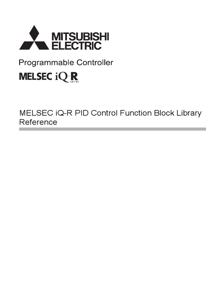 MELSEC IQ-R PID Control Function Block Library Reference | PDF | Input ...