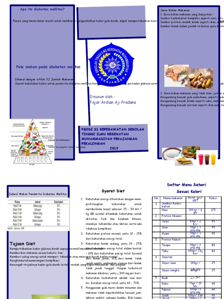 Leaflet Diabetes Mellitus | PDF