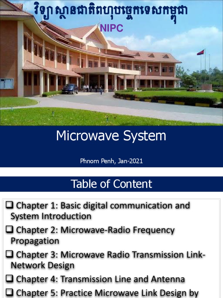 Microwave System - Chapter 1 | PDF | Radio | Wavelength Division Multiplexing