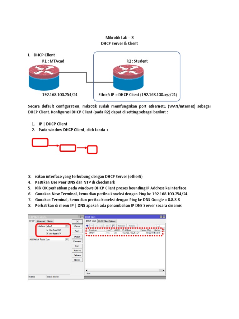 Mikrotik Lab 3 v.1.4 | PDF