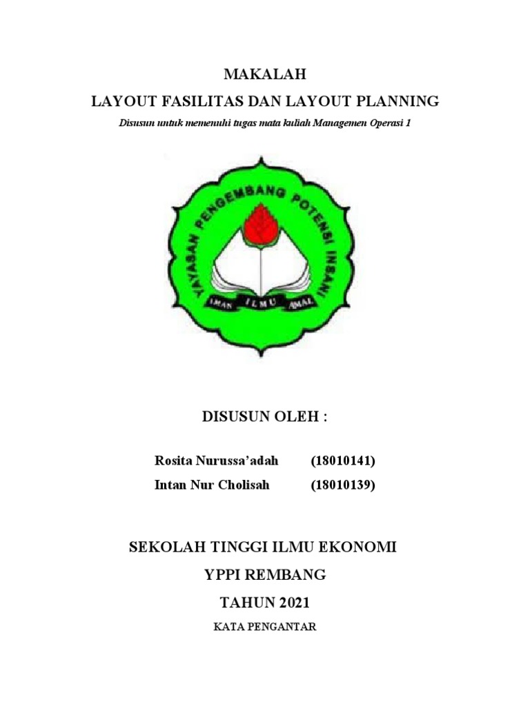 Makalah MO Layout Fasiltas Dan Layout Planning Kelompok 8 | PDF