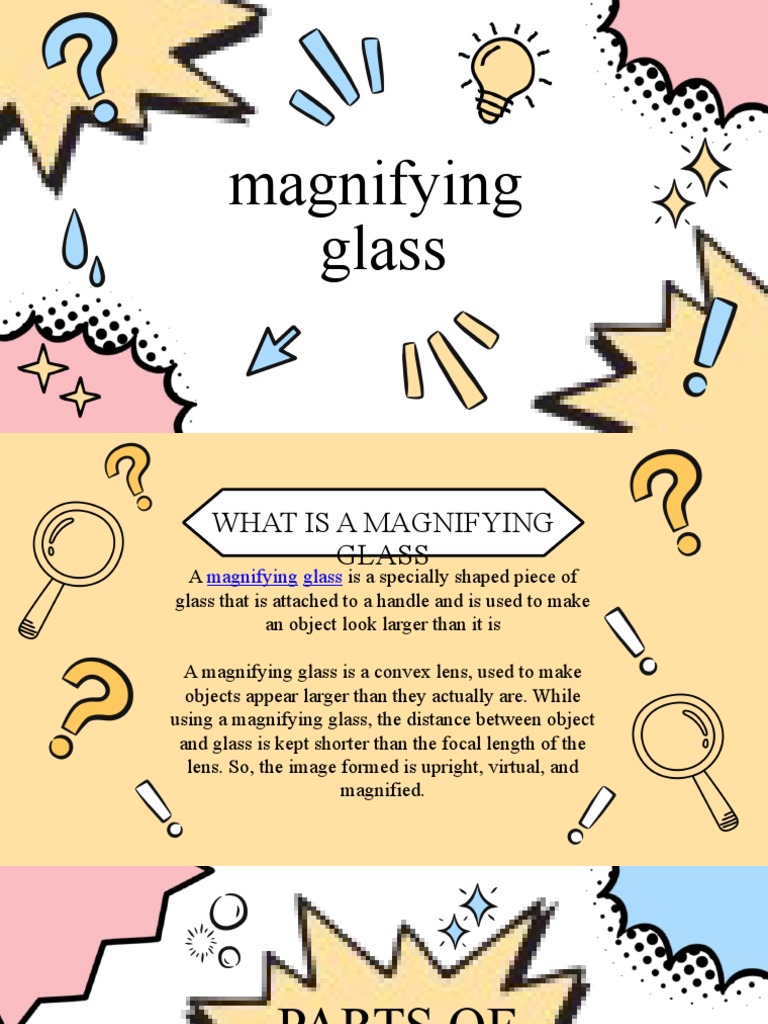 Magnifying Glass | PDF | Lenses | Glass Engineering And Science