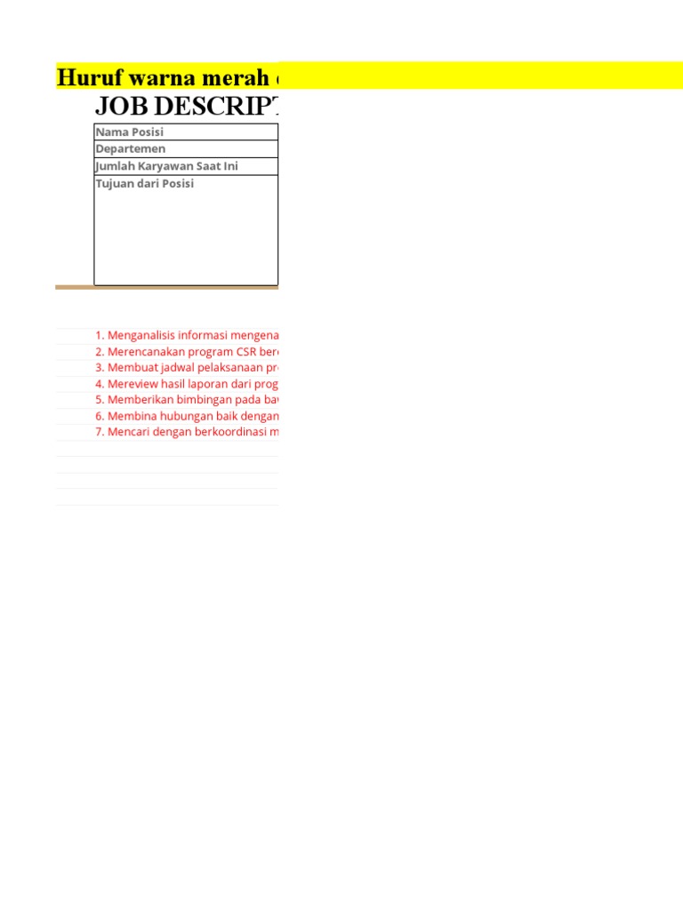 4.format Input Job Desk Dan Wla | PDF