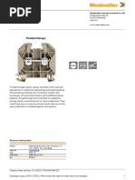 Weidmüller WDU 10 SL/EN Data Sheet | PDF | Electrical Connector ...