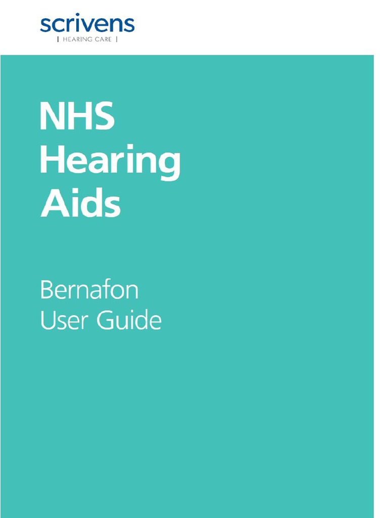 Bernafon User Guide | PDF