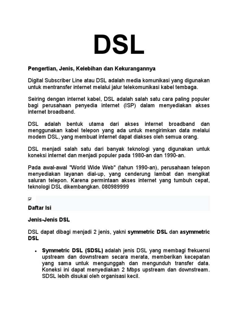 DSL TLJ | PDF