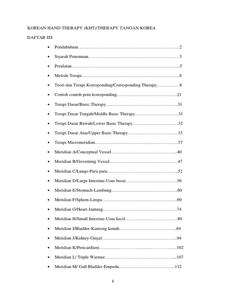 Korean Hand Therapy-Bi | PDF
