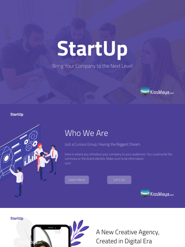 Contoh Company Profile Startup | PDF | Startup Company | Small Business ...