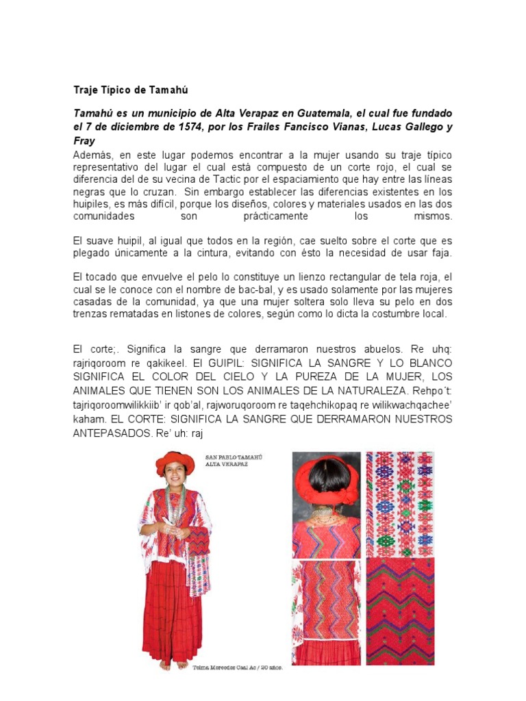 Traje Tipico de Tamahu | PDF