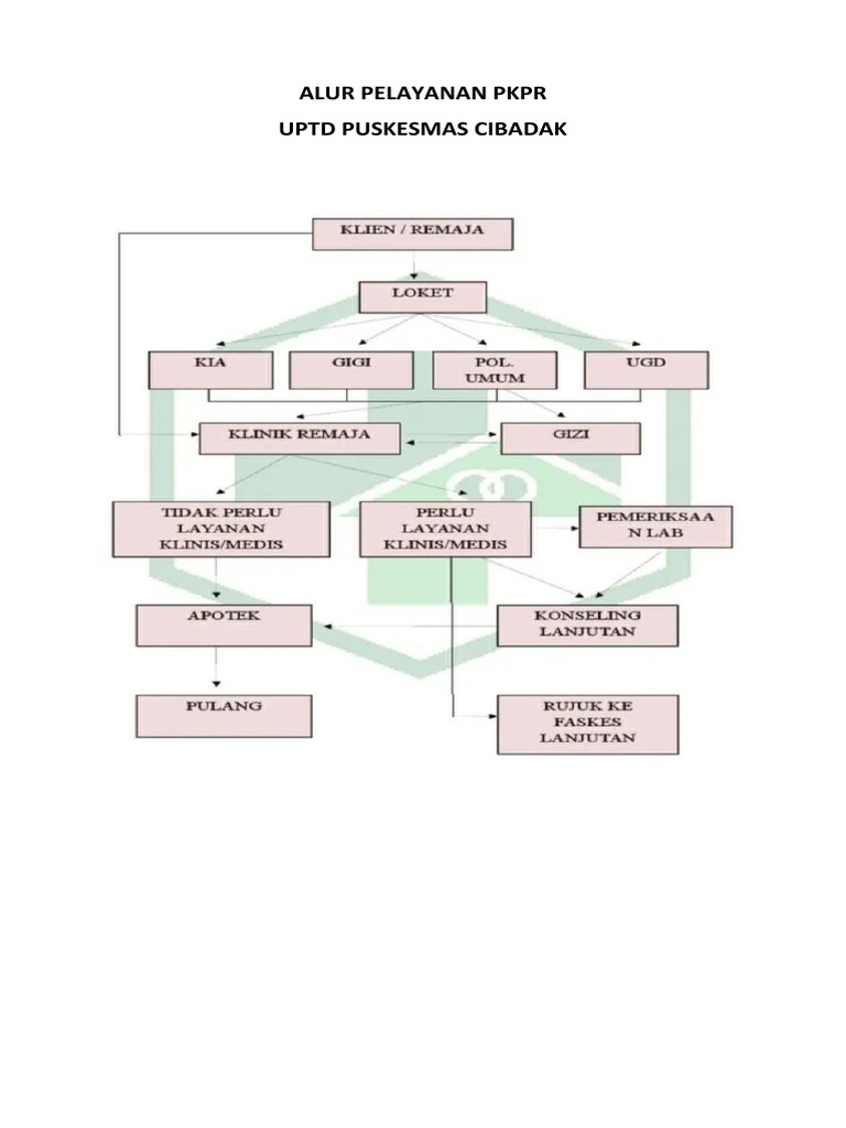 Alur Pelayanan PKPR | PDF