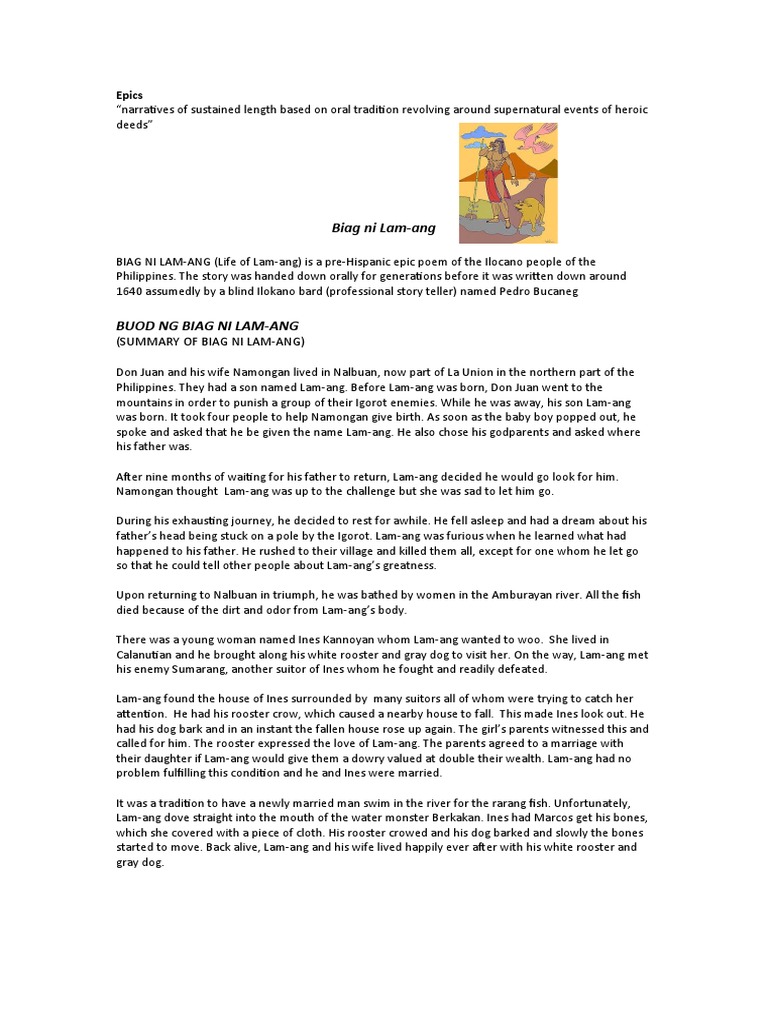 Epics | PDF | Philippines