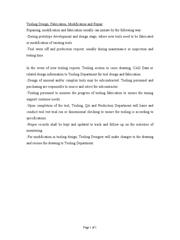 Tooling Design | PDF | Technology & Engineering