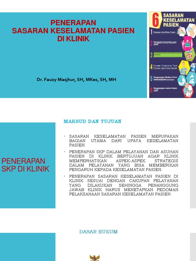 PMKP 2 Penerapan SKP Pada Klinik | PDF | Sains & Matematika