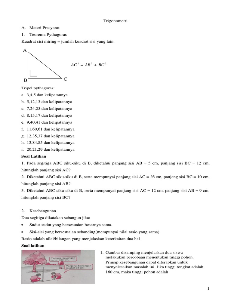 Trigonometri 1 | PDF