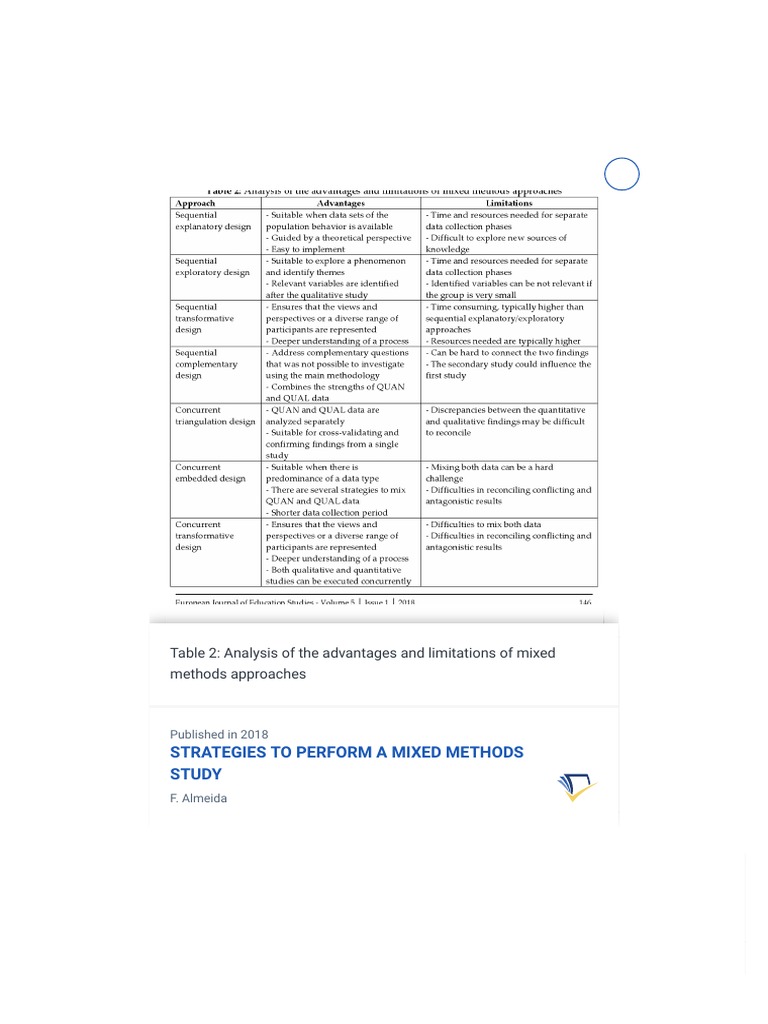 Data Analysis in Mixed Methods Research | PDF | Qualitative Research ...