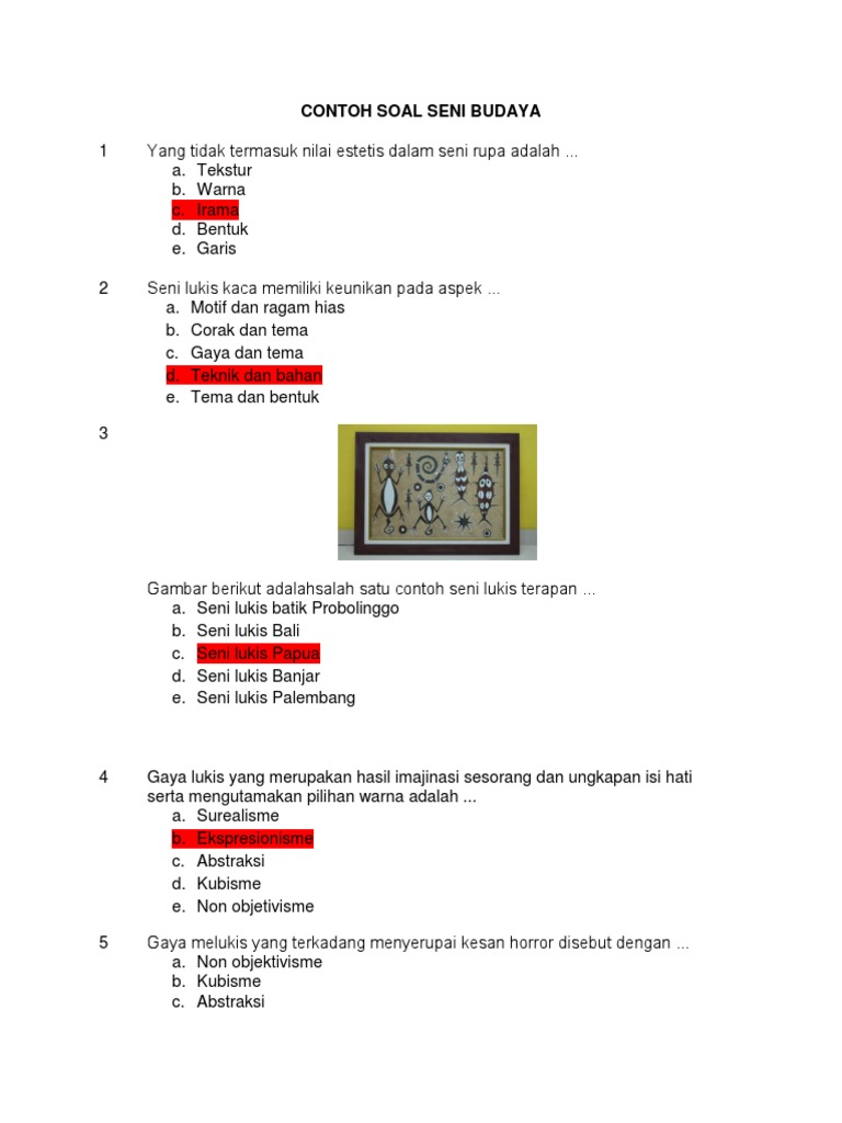 Contoh Soal SBK | PDF
