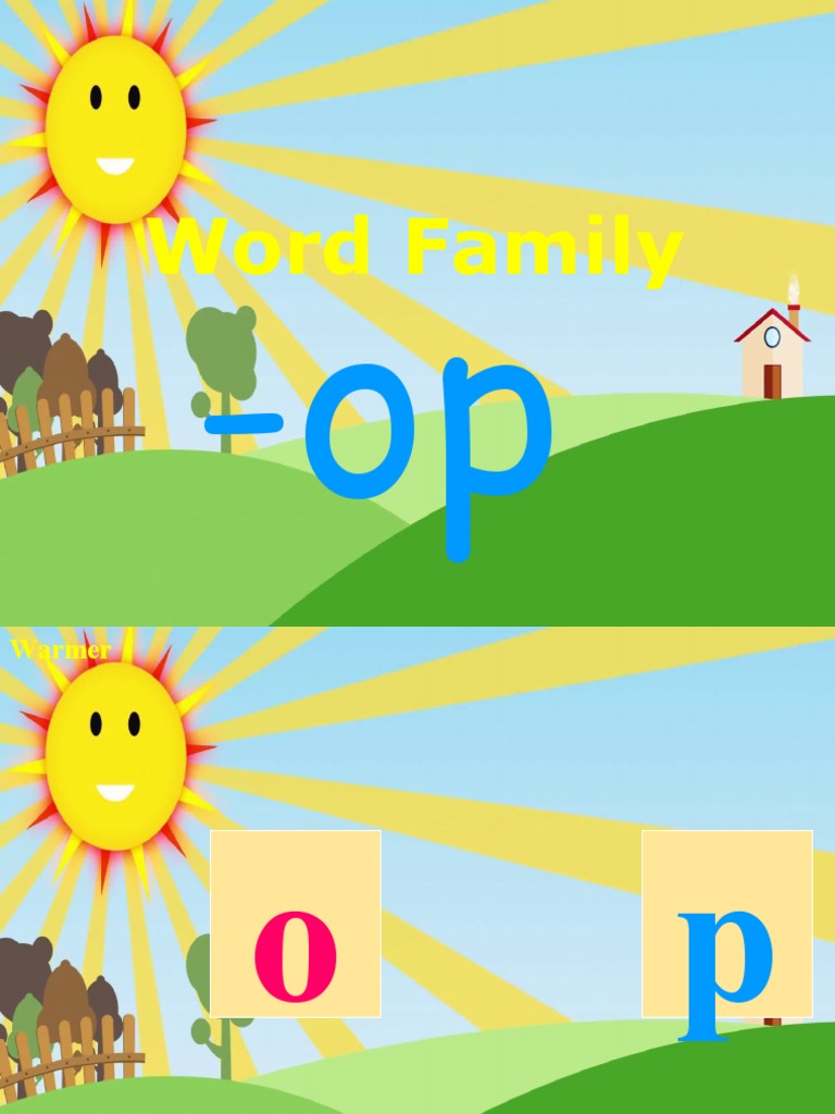 Word Family - OP | PDF