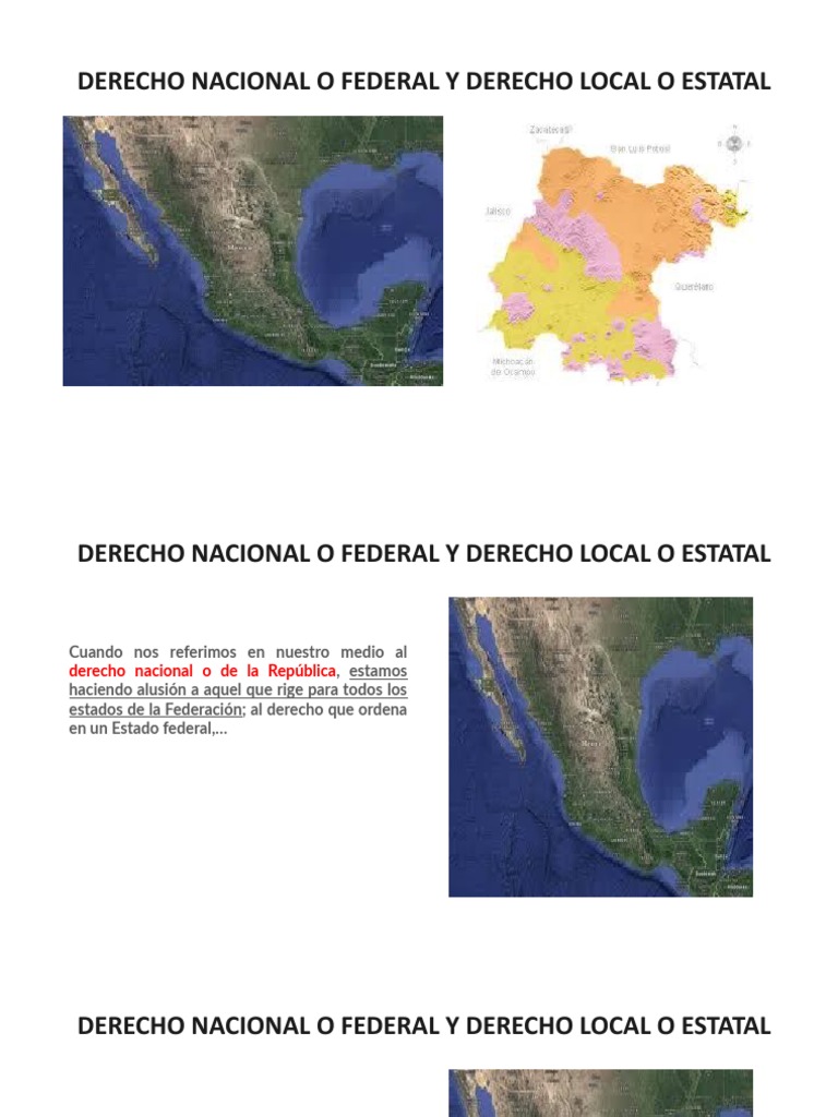 Derecho Nacional y Derecho Local | PDF | Federación | Legislación