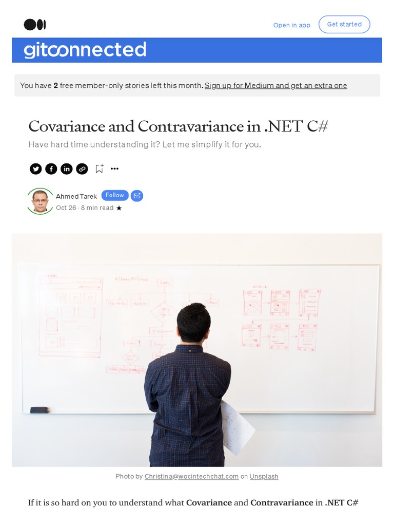 C# Covariance & Contravariance - Ahmed Tarek - Medium - Level Up Coding ...