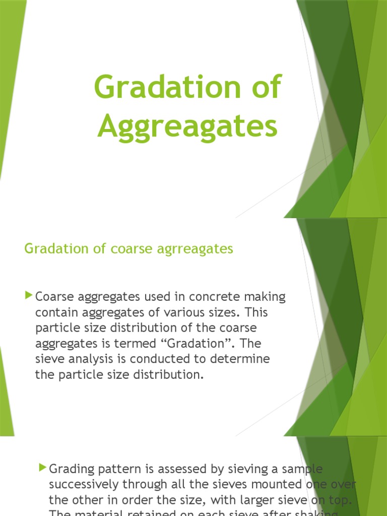 Gradation of Aggregates | PDF
