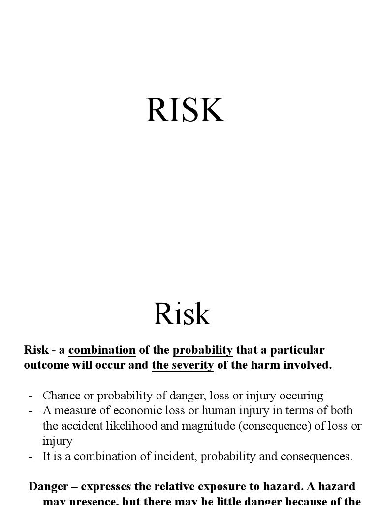 Risk Management Essentials | PDF | Risk | Risk Assessment