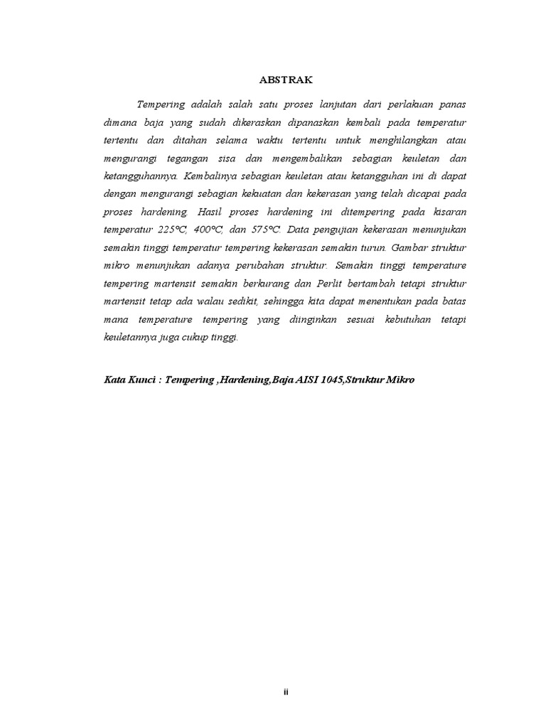 Contoh Abstrak Skripsi | PDF