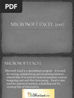 Parts of MS Excel Window | PDF | Microsoft Excel | Spreadsheet
